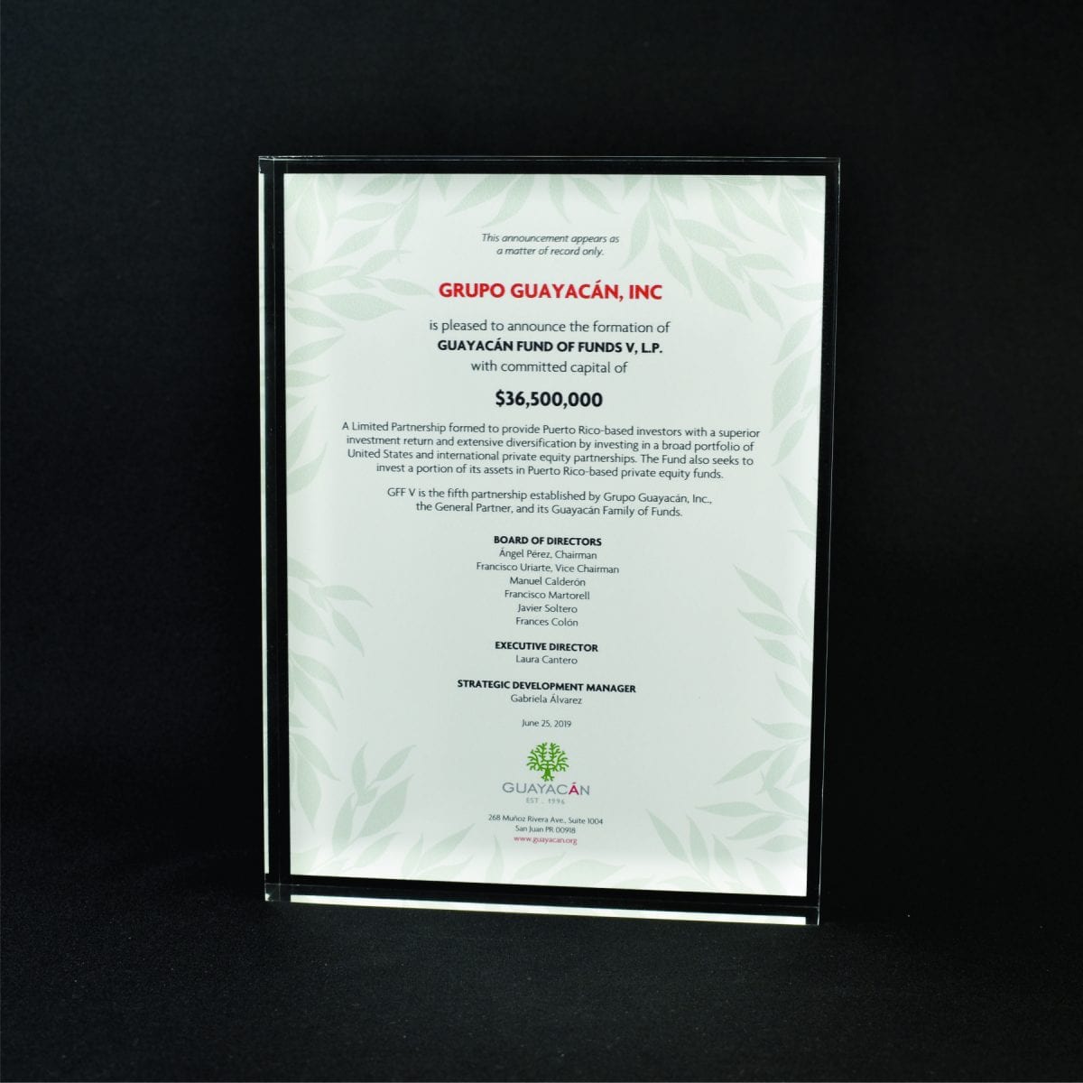 Full Color Printed Awards - Acrylic Warehouse