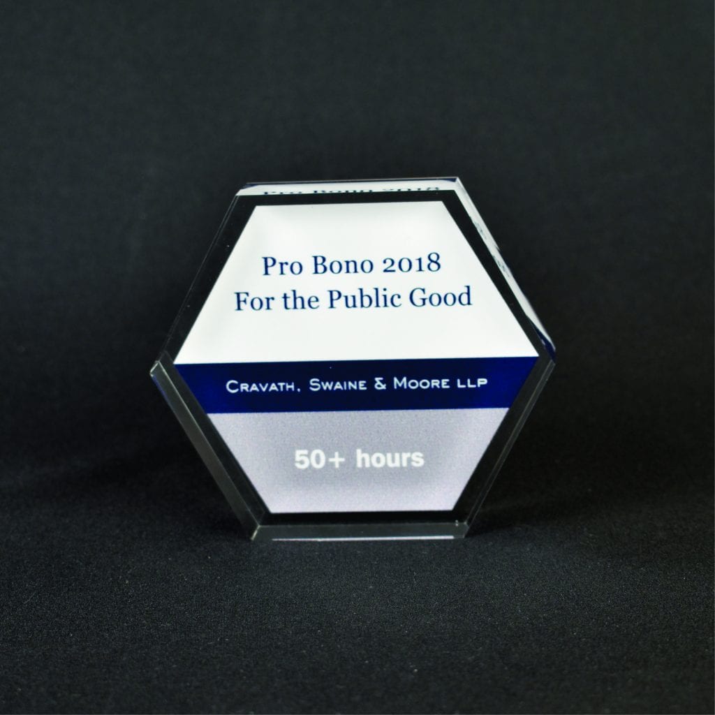 Full Color Printed Award Example 7 - Acrylic Warehouse